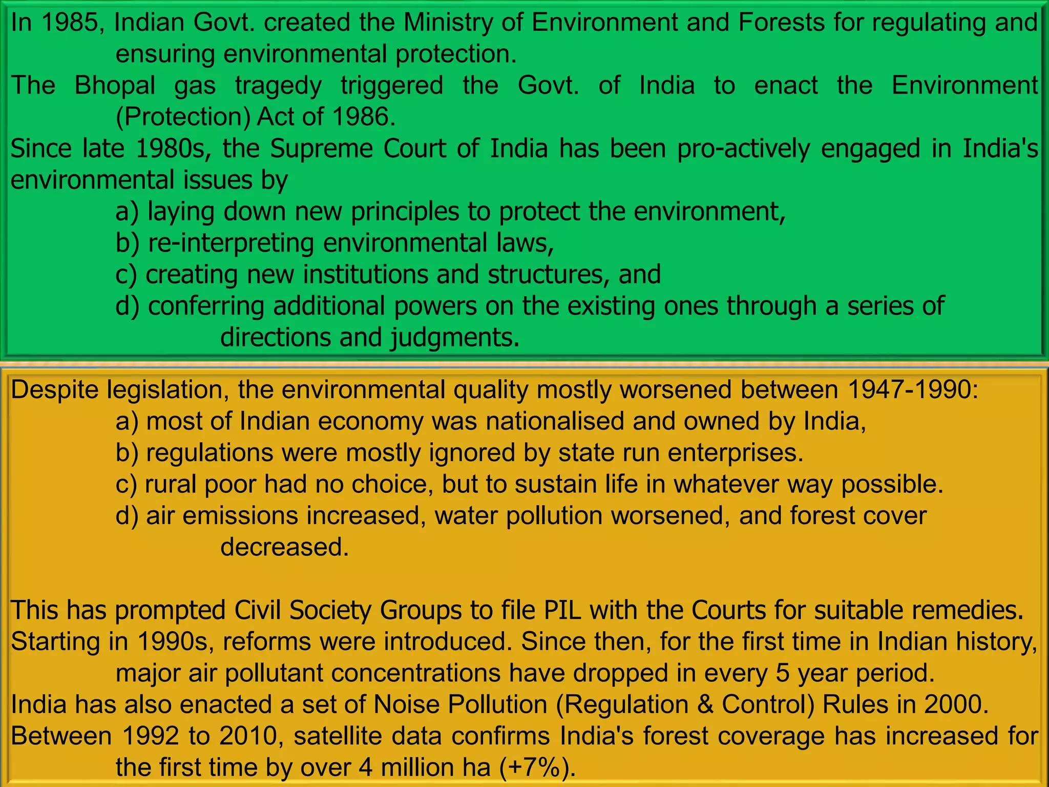 DEVELOPMENT VS ENVIRONMENT IN GEOGRAPHICAL FRAMEWORK | PPT