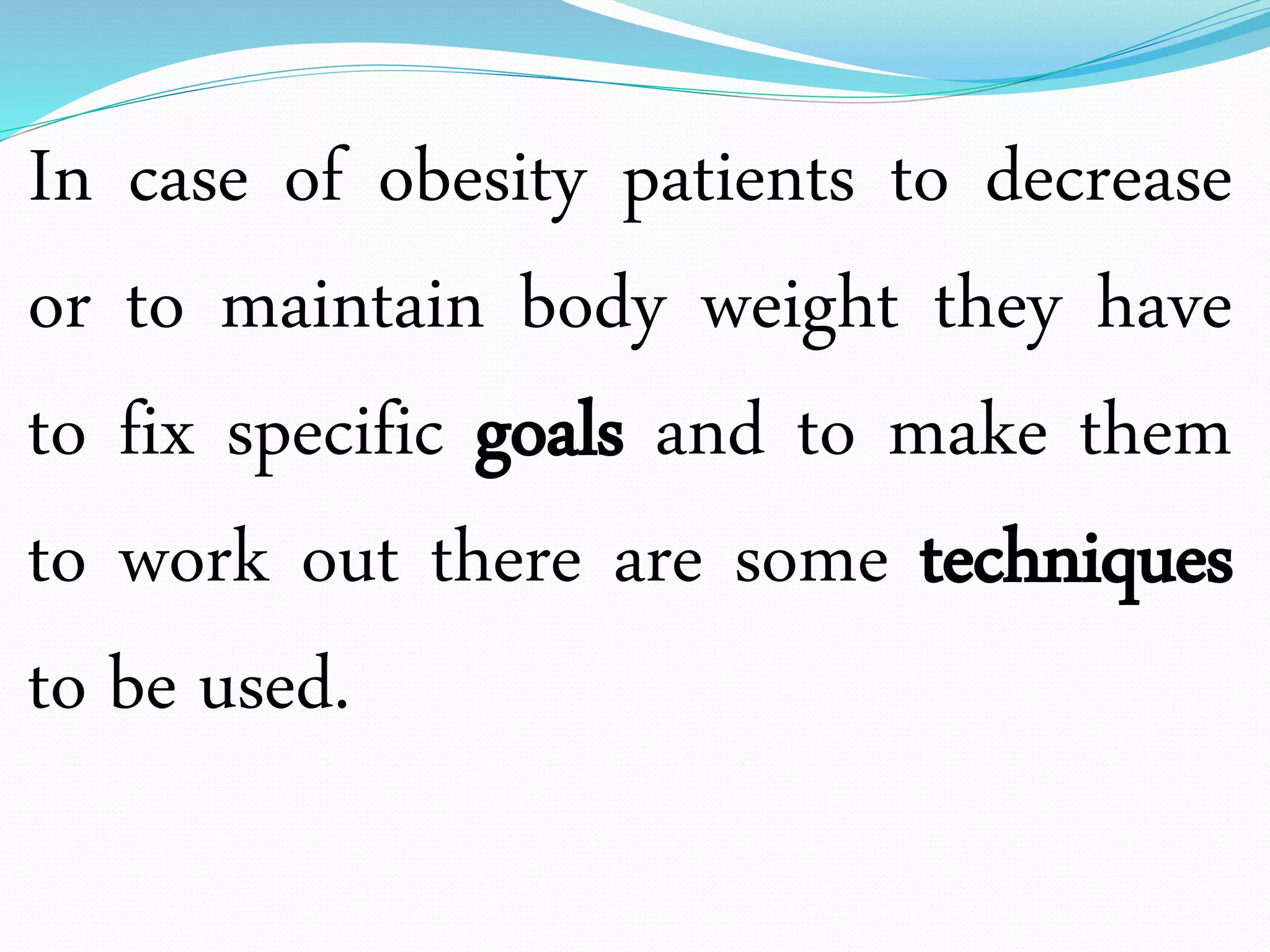 Obesity management | PPTX