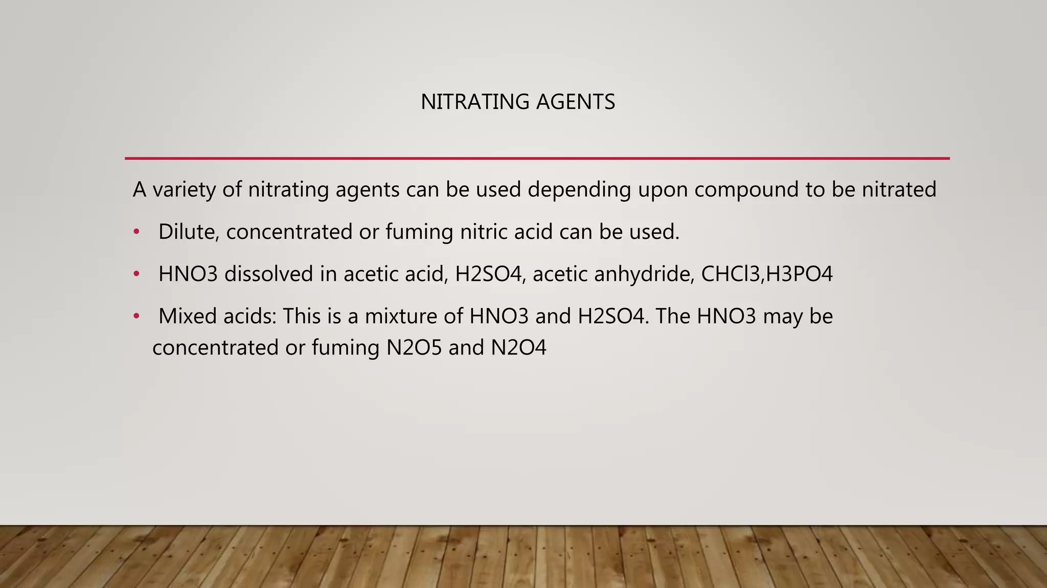PHARMACEUTICAL CHEMISTRY(NITRATION) | PPTX