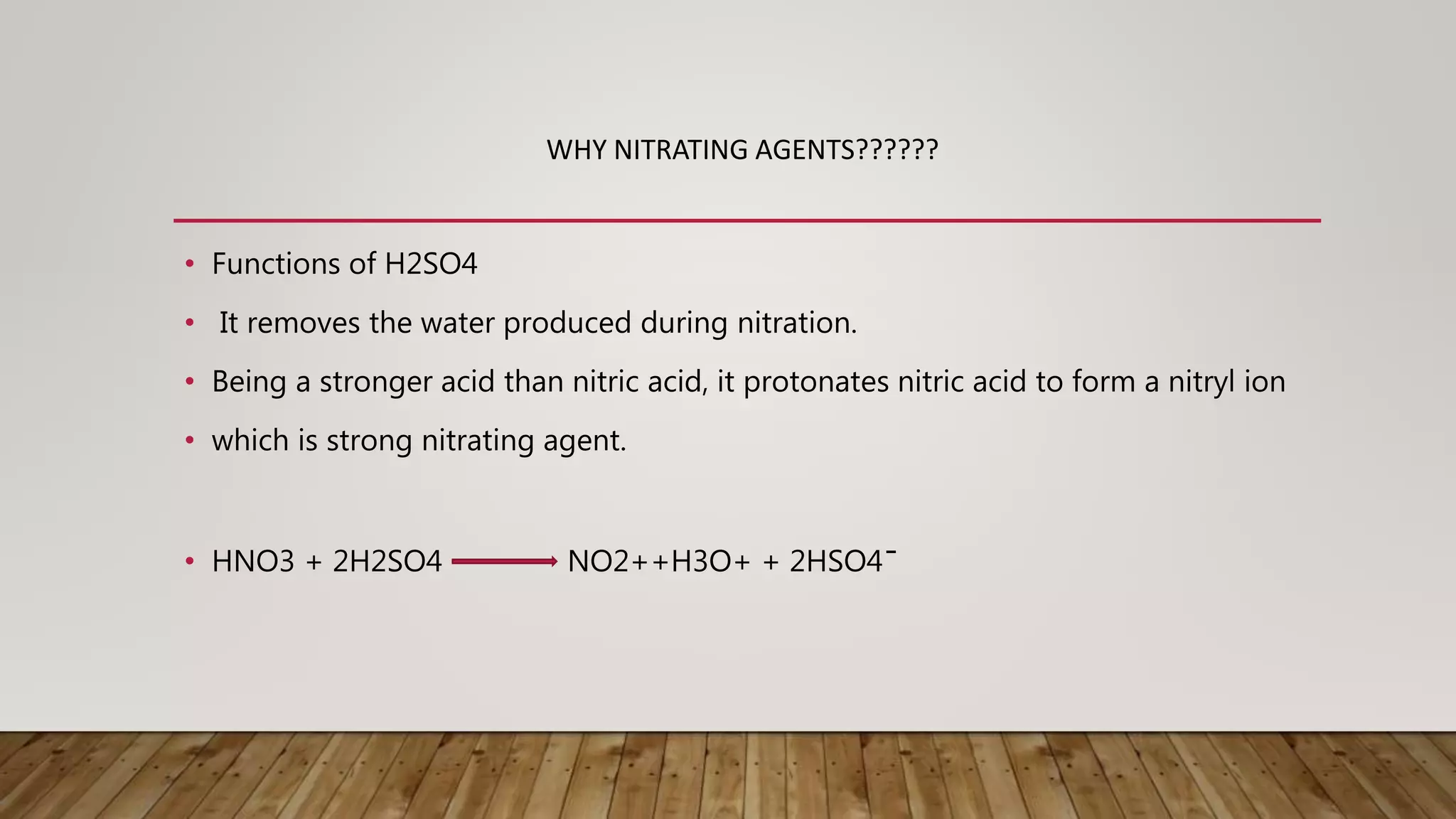 PHARMACEUTICAL CHEMISTRY(NITRATION) | PPTX