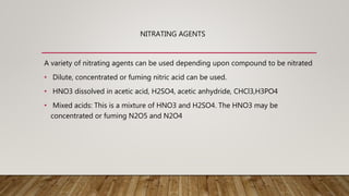 PHARMACEUTICAL CHEMISTRY(NITRATION) | PPTX