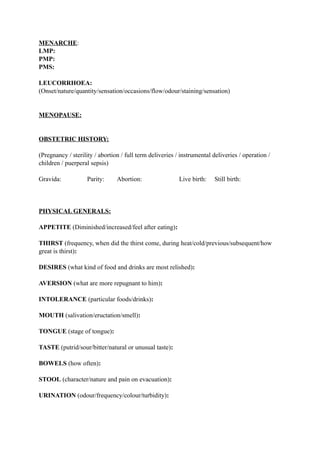 KALYANI THESIS CASE PROFORMA for MD dissertation | PDF