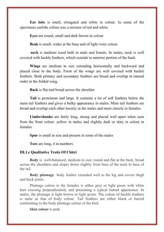 qualitative and quantitative traits of chicken | PDF