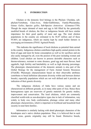 qualitative and quantitative traits of chicken | PDF