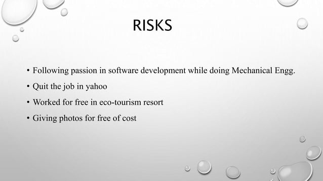 Kalyan varma - call of the wild , Entrepreneurship | PPT Kalyan varma - call of the wild , Entrepreneurship | PPT