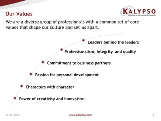Kalypso Introduction | PPT
