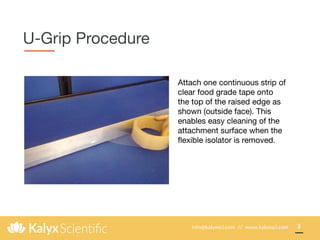 U-Grip Procedure for Flexible Isolator | PDF