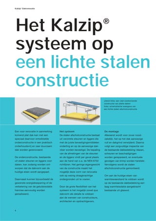 Kalzip Benelux - Dakrenovatie | PDF