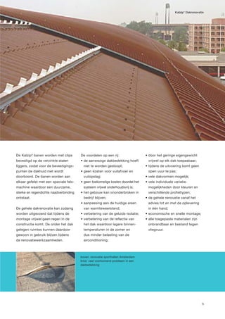 Kalzip Benelux - Dakrenovatie | PDF