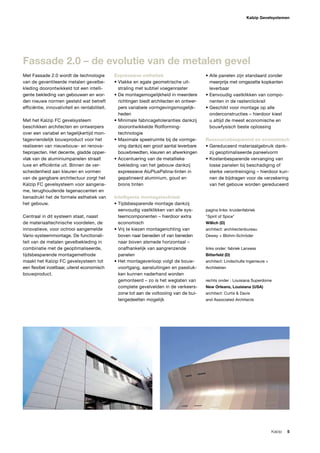 Kalzip Benelux - Gevelsystemen | PDF