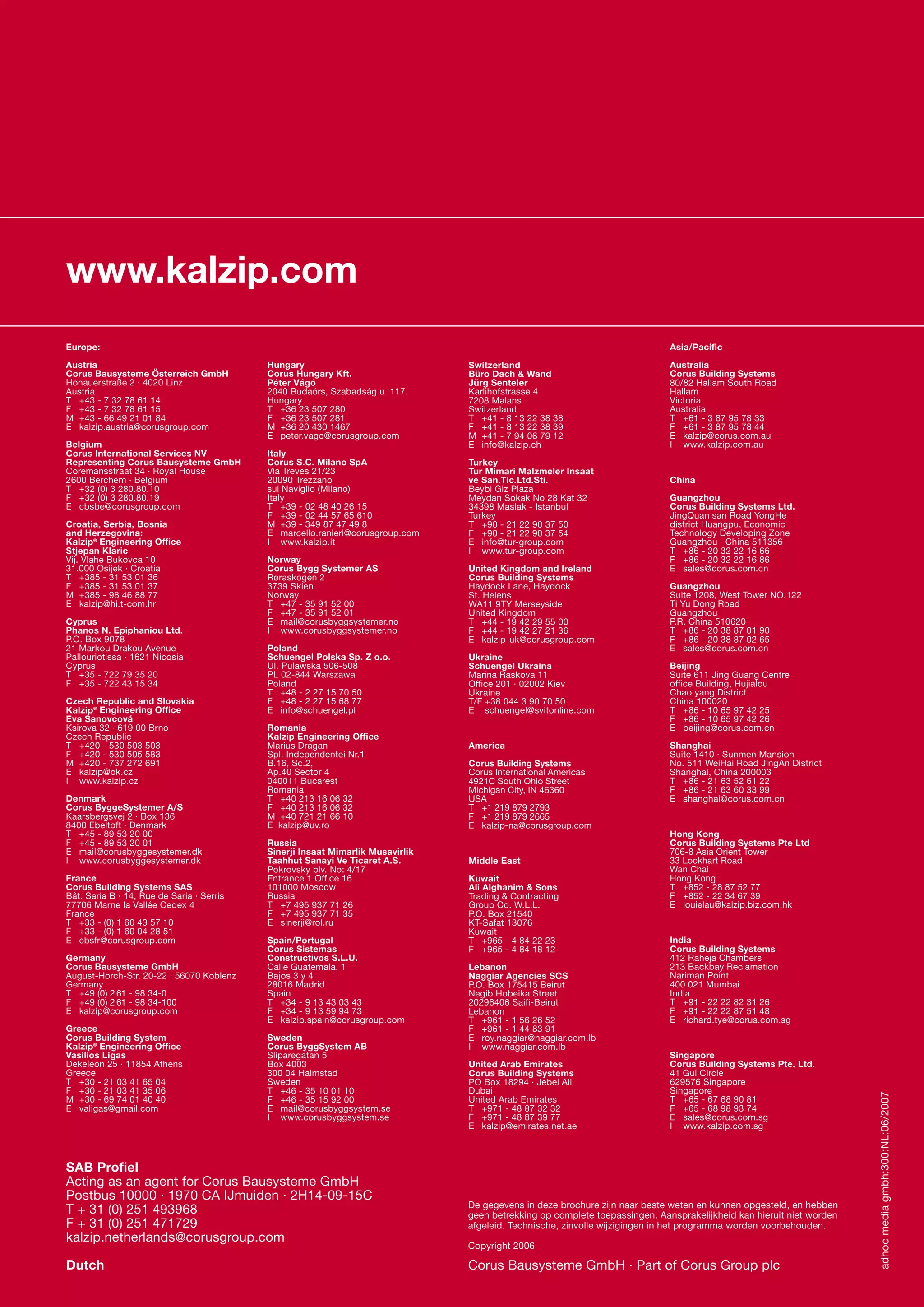 Kalzip Benelux - Natuurdak | PDF