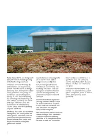 Kalzip Benelux - Natuurdak | PDF