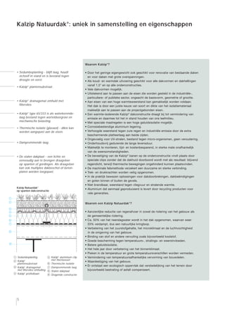 Kalzip Benelux - Natuurdak | PDF