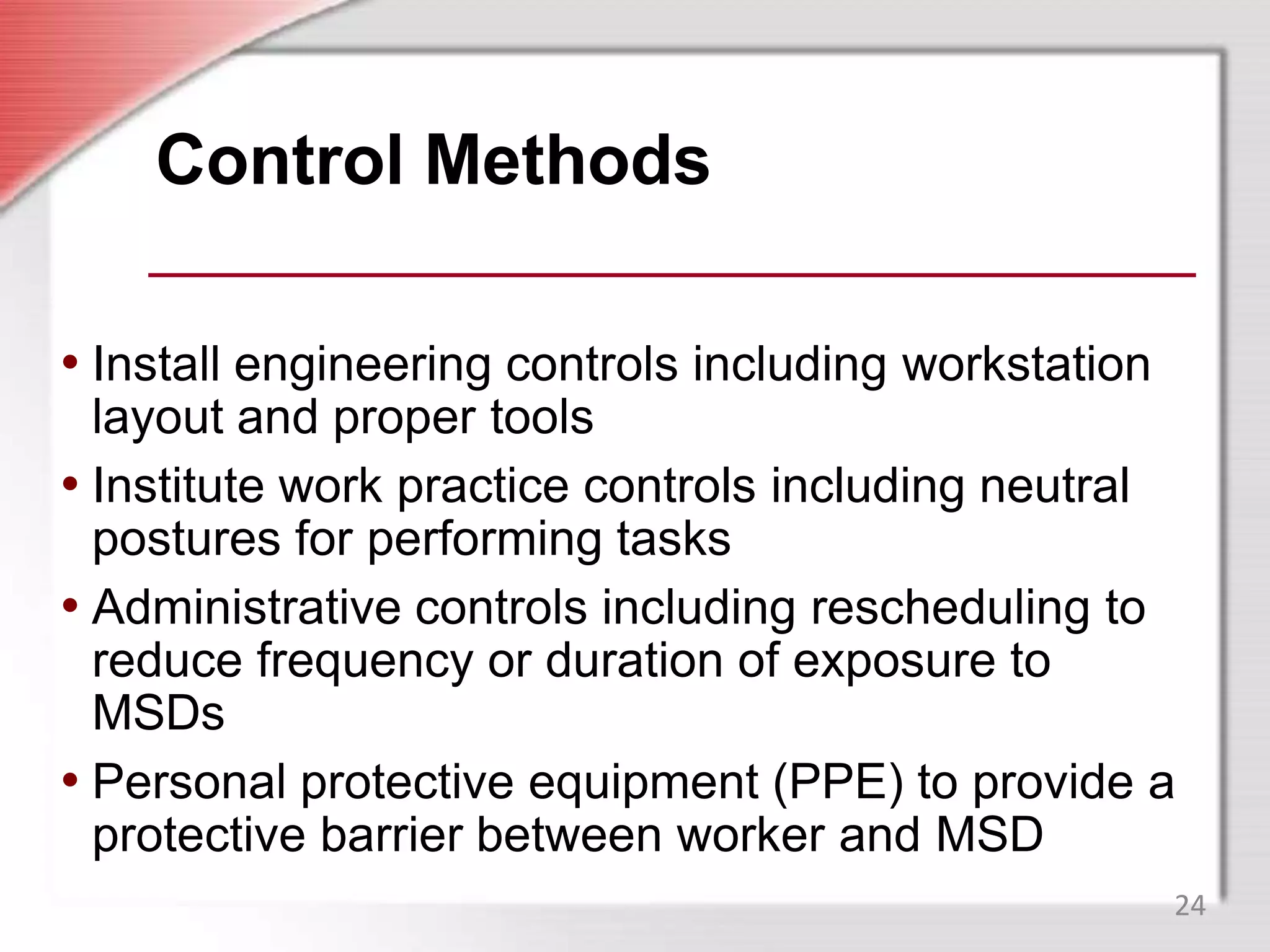 Introduction to Ergonomics | PPSX