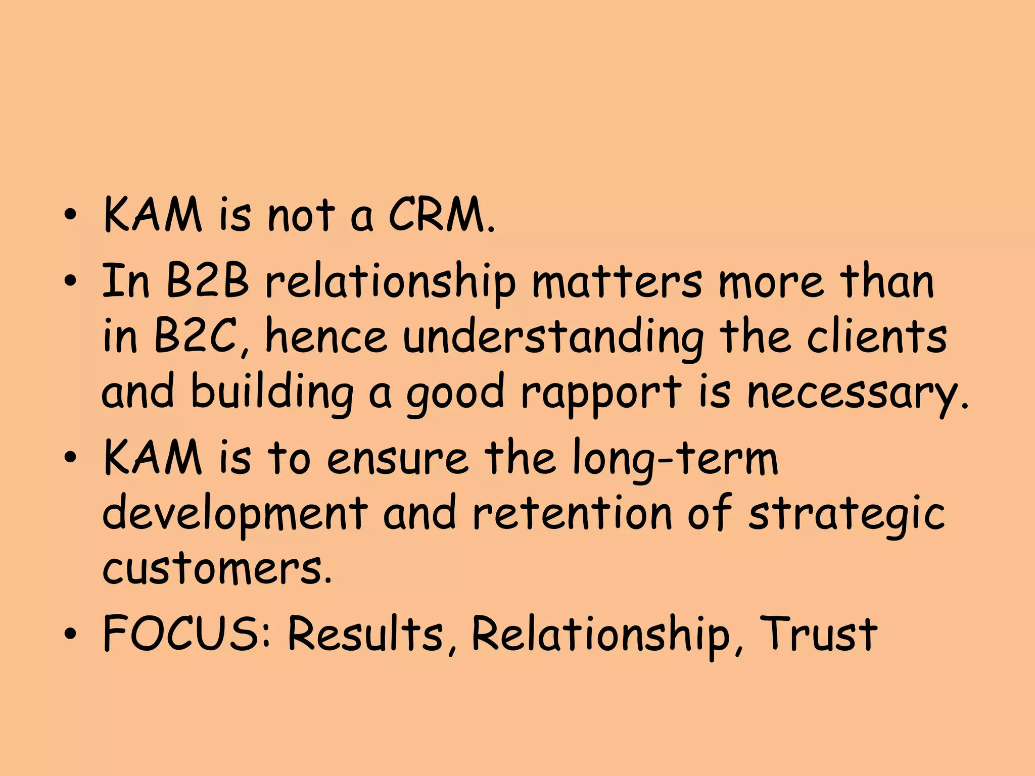 Key Account Management | PPTX