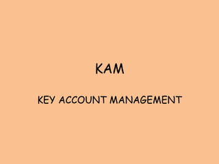 Key Account Management | PPTX