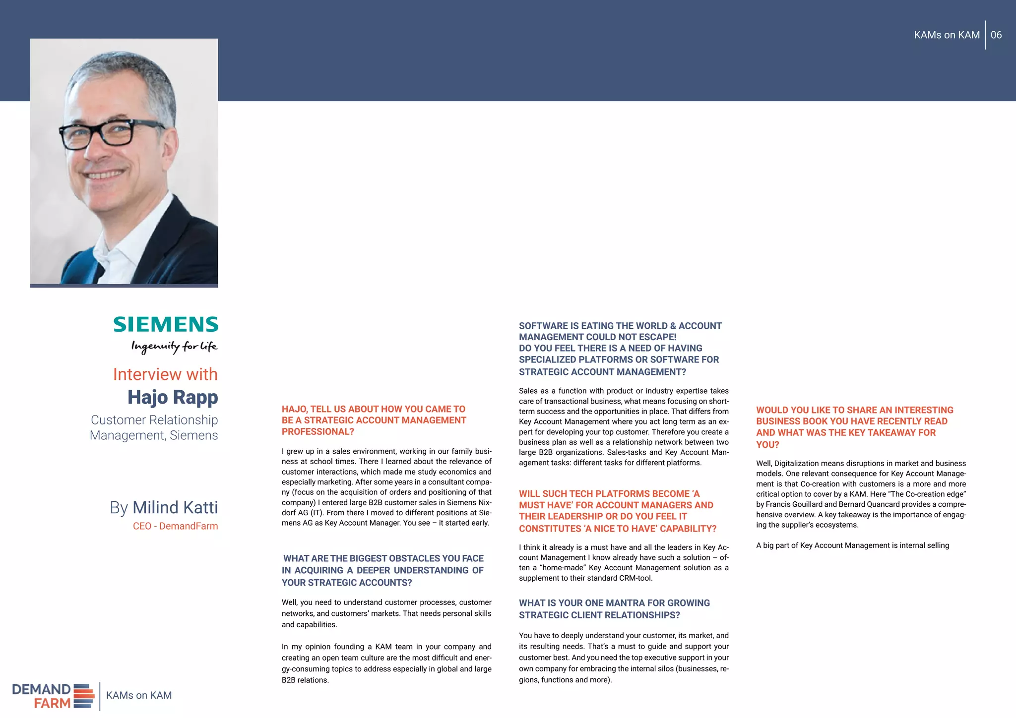 Kam leaders-Interviews | PDF