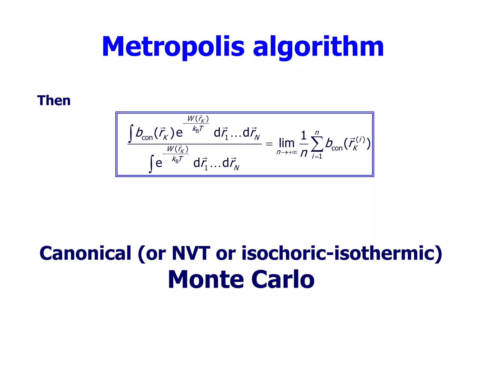 Metodo Monte Carlo Wang Landau Ppt