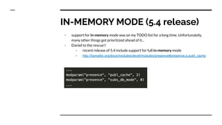 Kamailio presence + json | PPT