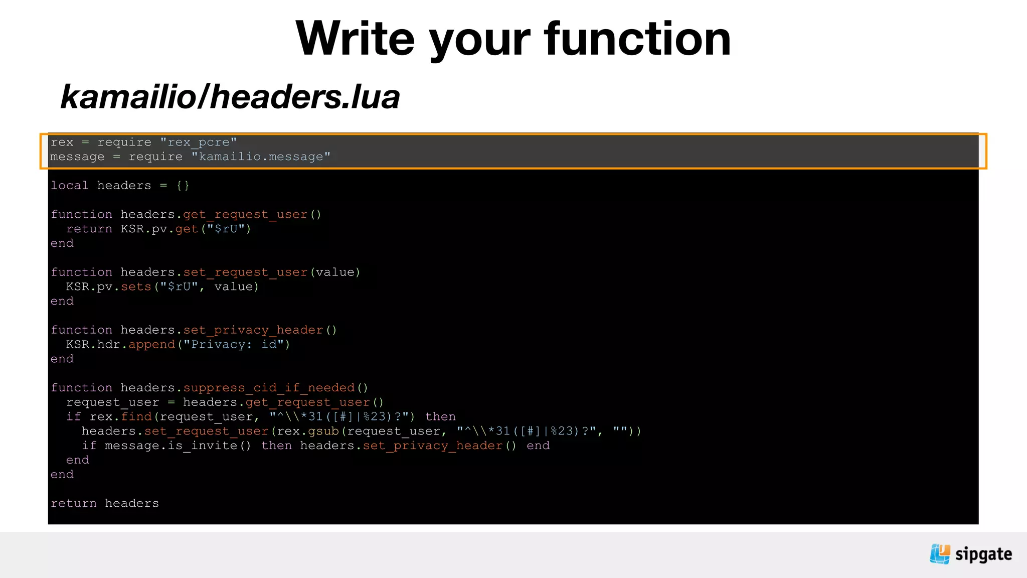 Kamailioworld 2018 Modular And Test Driven Sip Routing With Lua Ppt