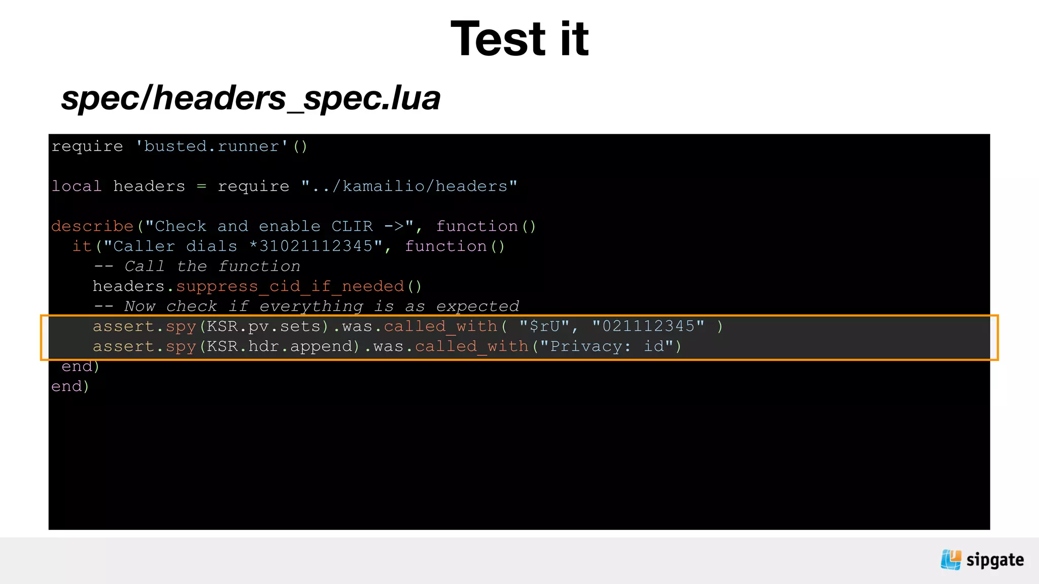 Kamailioworld 2018 Modular And Test Driven Sip Routing With Lua Ppt