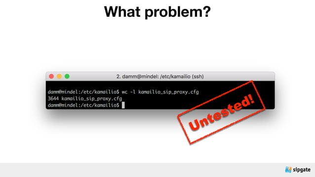 Kamailioworld 2018 Modular And Test Driven Sip Routing With Lua Ppt