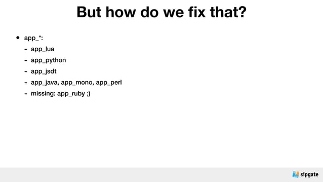 Kamailioworld 2018 Modular And Test Driven Sip Routing With Lua Ppt