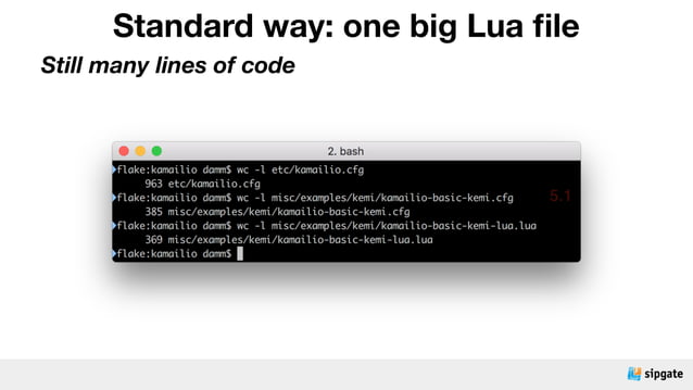 Kamailioworld 2018 Modular And Test Driven Sip Routing With Lua Ppt