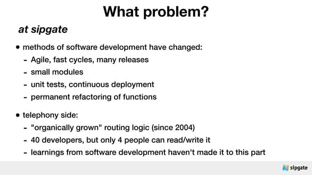 Kamailioworld 2018 Modular And Test Driven Sip Routing With Lua Ppt