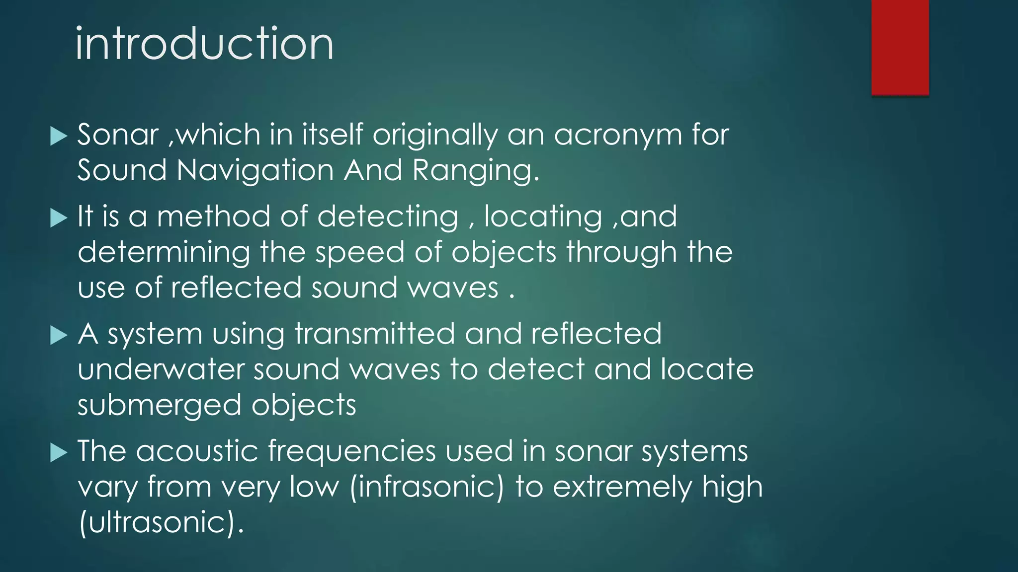 SONAR | PPTX