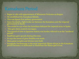 Kamakura period | PPTX