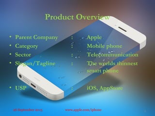 Marketing Analysis of Apple Iphone | PPT