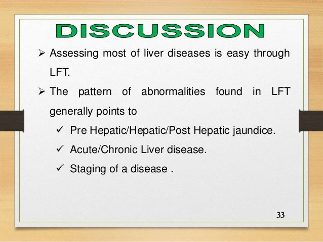 understanding LFT in the diagnosis and management of kamala