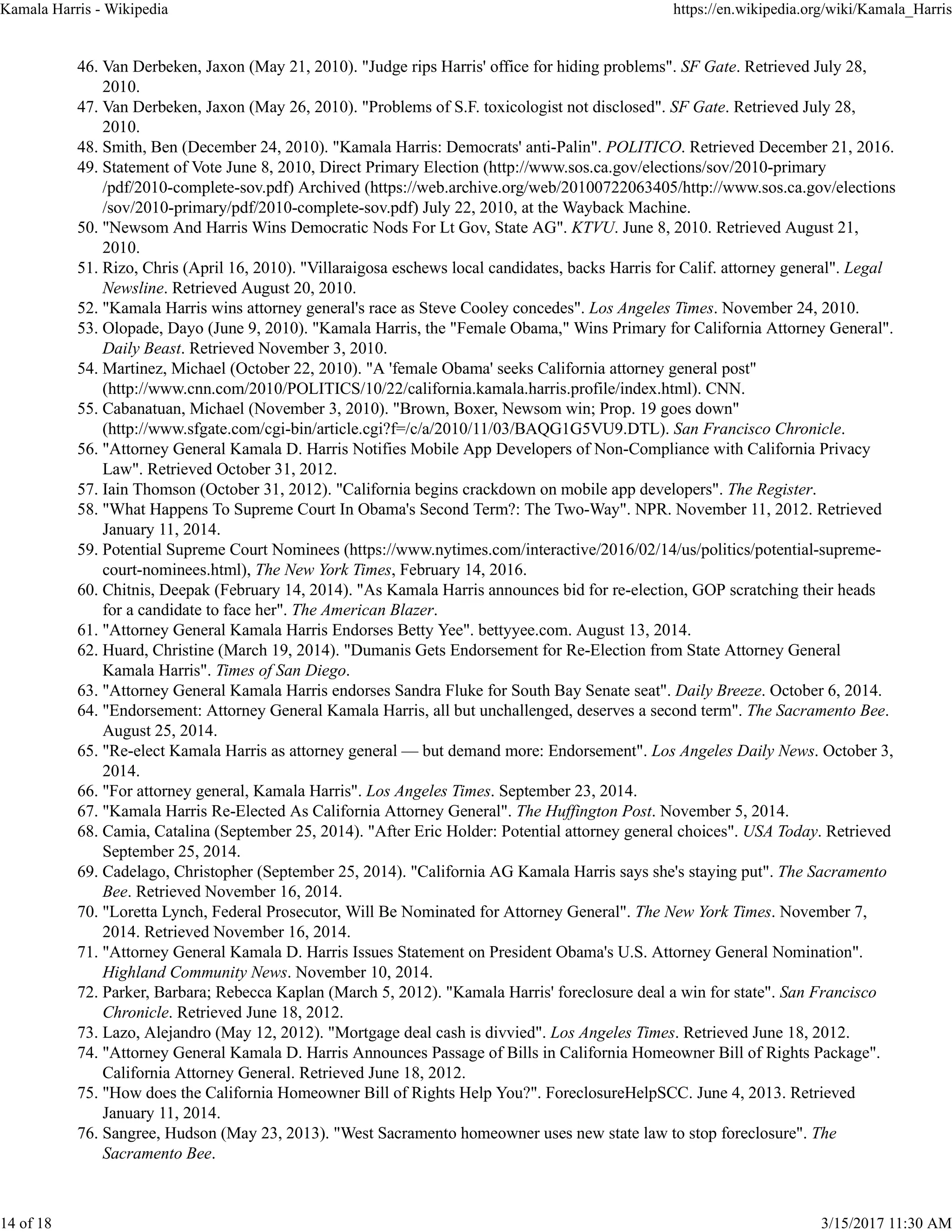 Kamala harris wikipedia (highlighted) | PDF