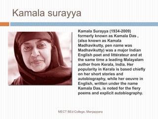 Kamala surayya | PPT