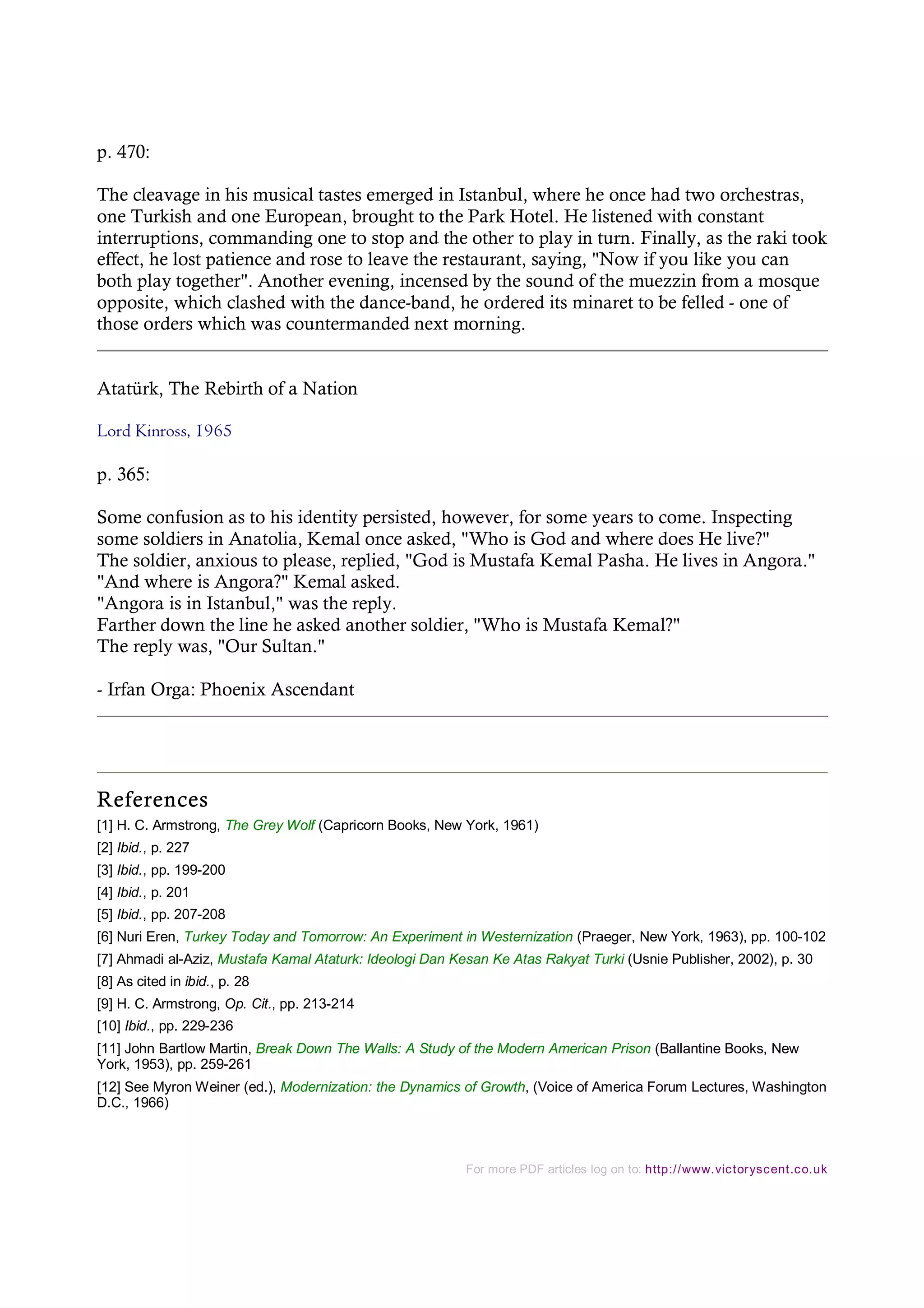 Kamal Ataturk | PDF