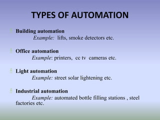 AUTOMATION ,SCADA AND POWER SYSTEM AUTOMATION | PPTX