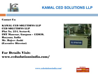 Kamal CED Solutions LLP | PPT