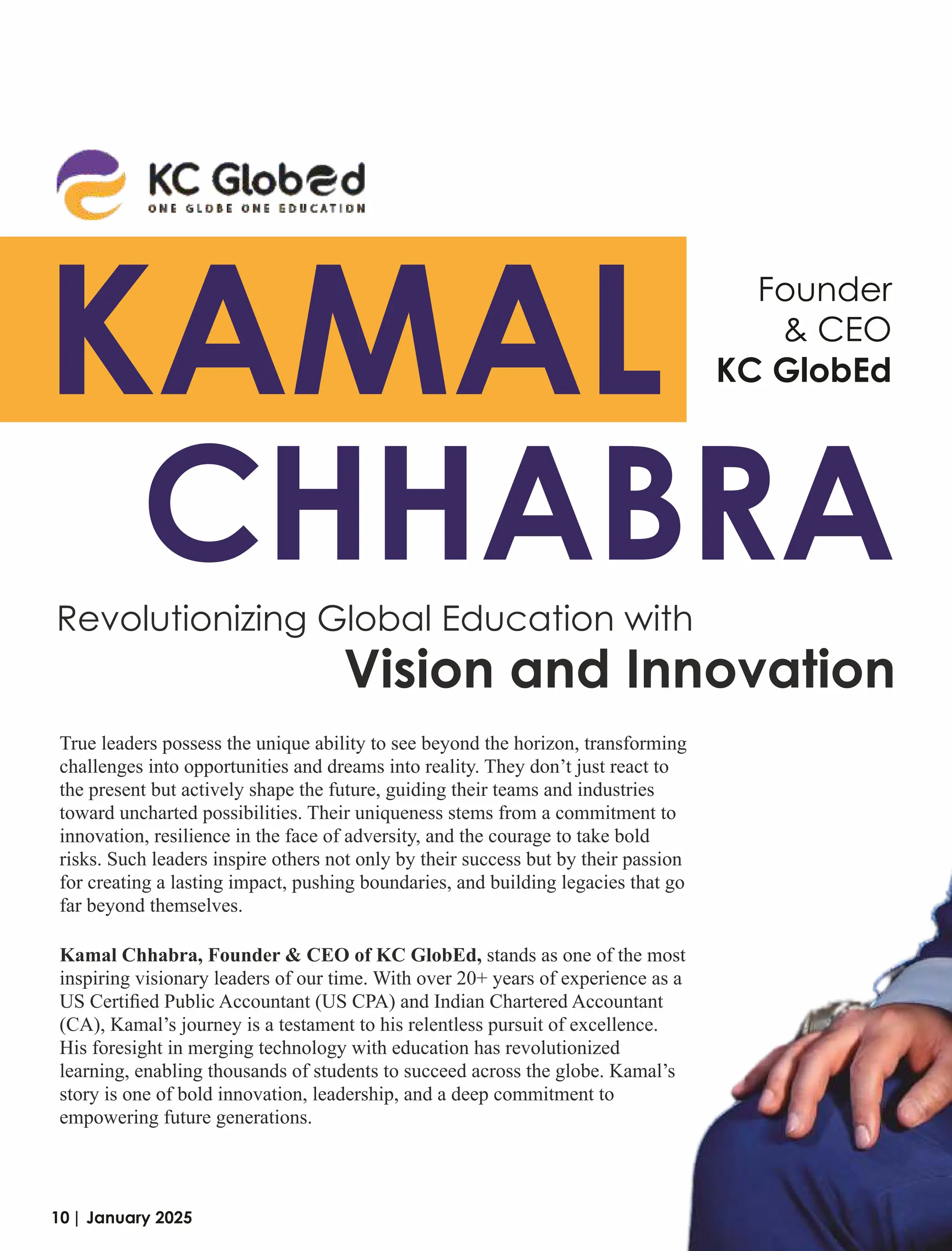 Kamal Chhabra: Revolutionizing Global Education with Vision and ...