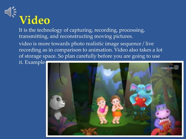 Multimedia presentation | PPTX