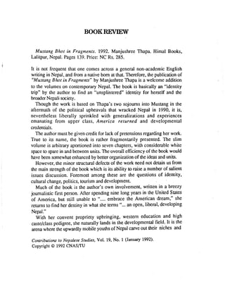 Kamal prakash malla critique of nepal mahatmya 1992 text searcheable | PDF