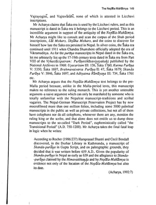 Kamal prakash malla critique of nepal mahatmya 1992 text searcheable | PDF