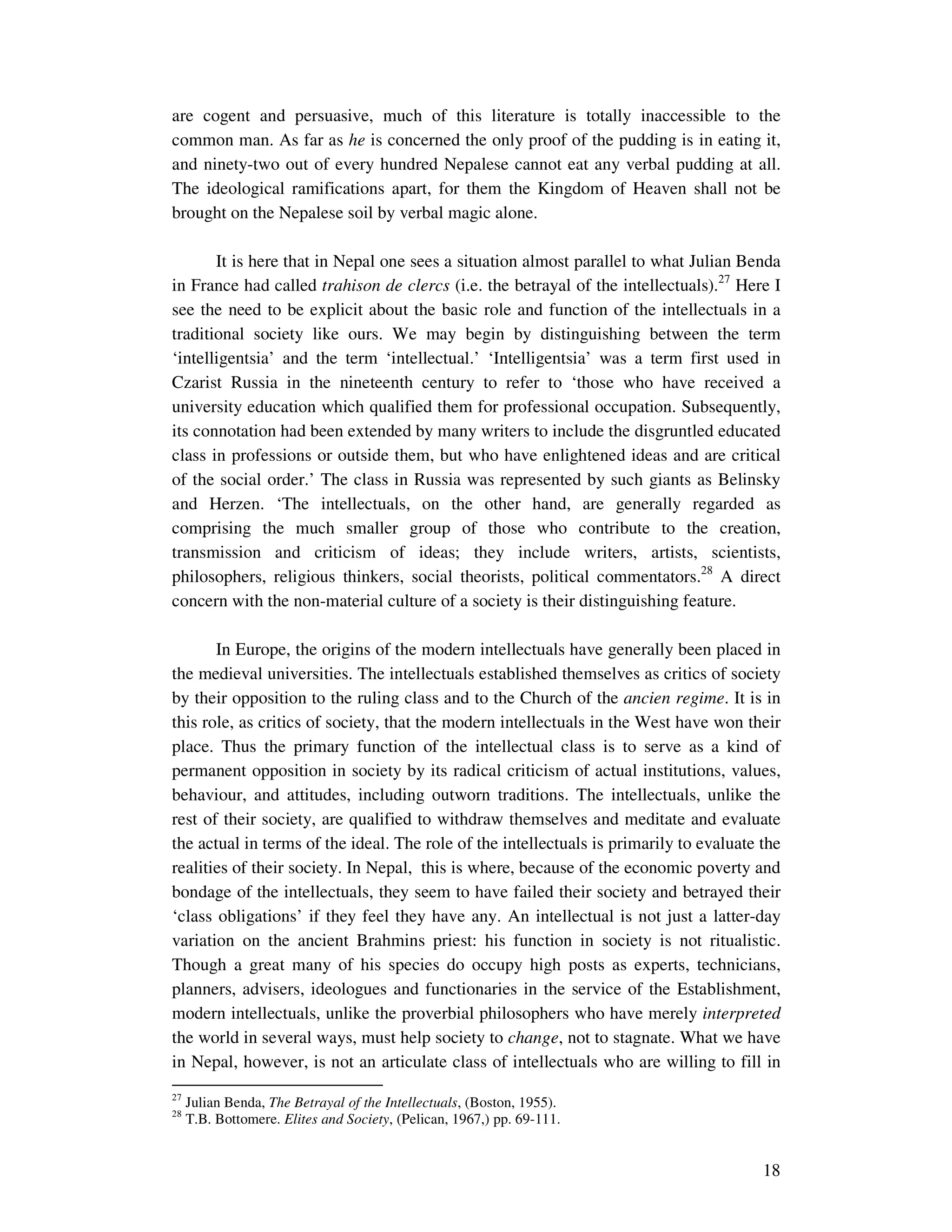 Kamal prakash malla the intellectual in nepalese. 1970 | PDF