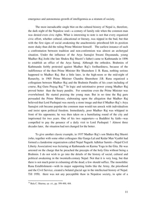 Kamal prakash malla the intellectual in nepalese. 1970 | PDF