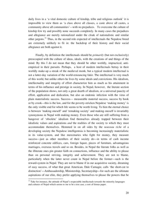 Kamal prakash malla the intellectual in nepalese. 1970 | PDF