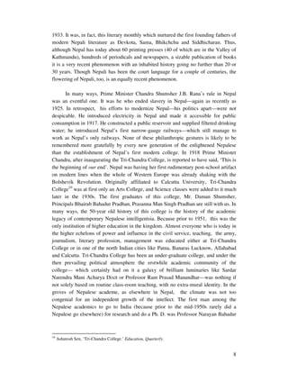 Kamal prakash malla the intellectual in nepalese. 1970 | PDF