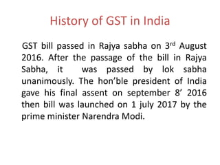 goods and service tax | PPT