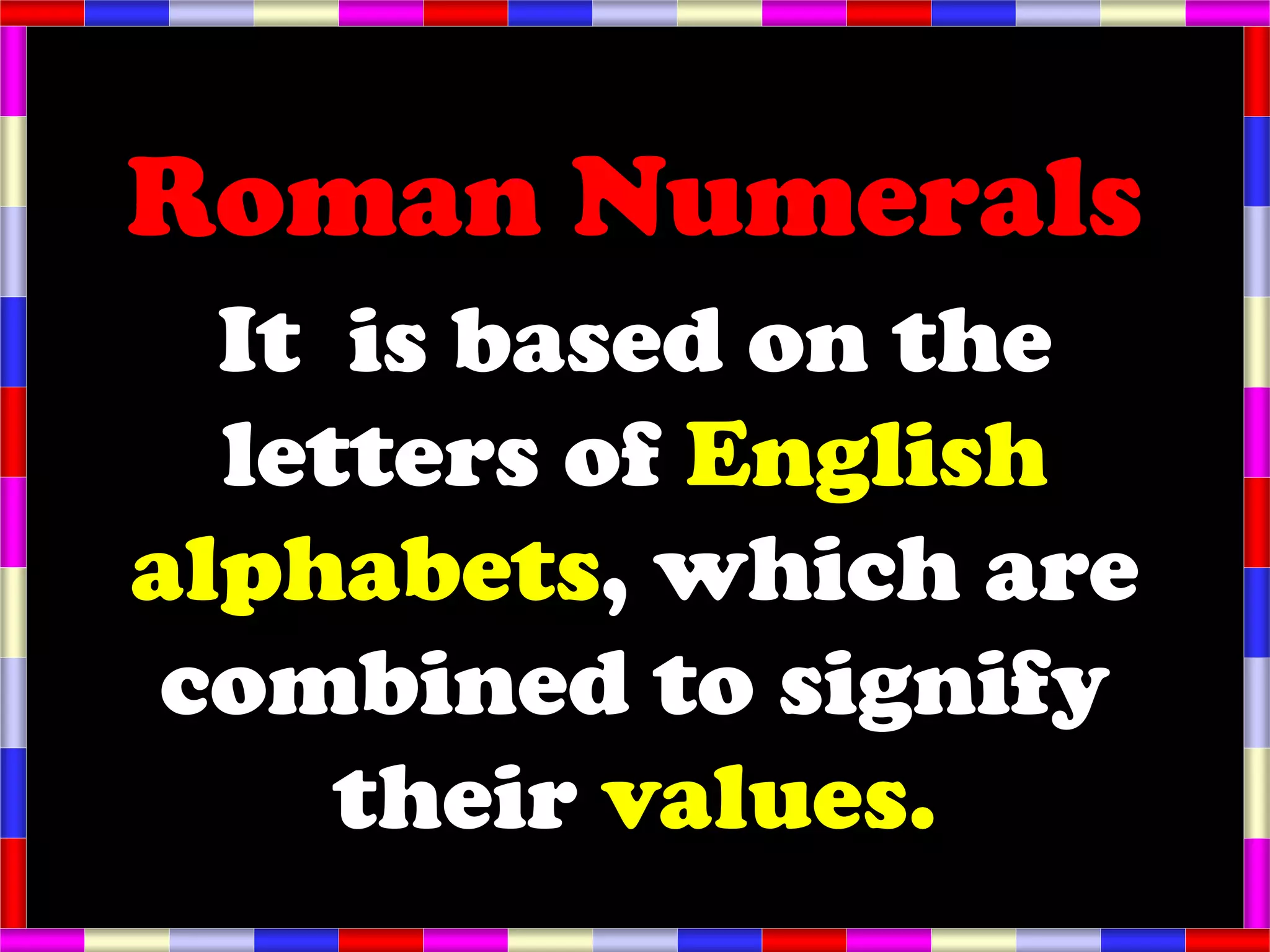 Kamal roman numerals 5 th class | PDF