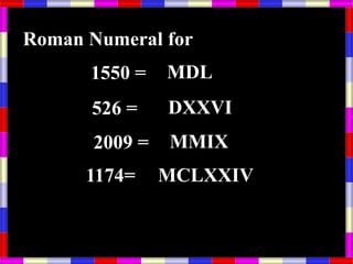 Kamal roman numerals 5 th class | PDF