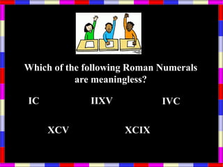 Kamal roman numerals 5 th class | PDF